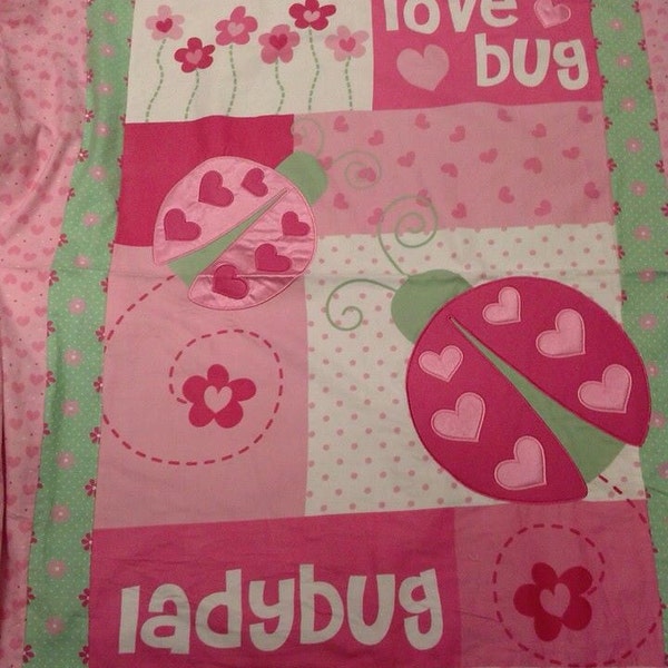 Ladybug Quilt - Etsy