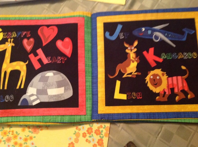 Alphabet Fabric Book - Etsy