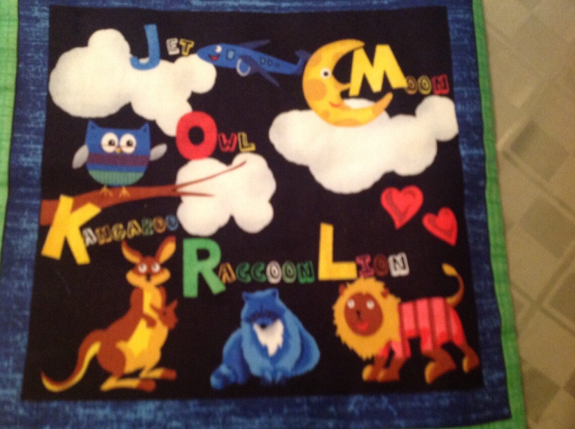 Alphabet Fabric Book | Etsy