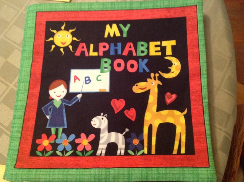 Alphabet Fabric Book - Etsy