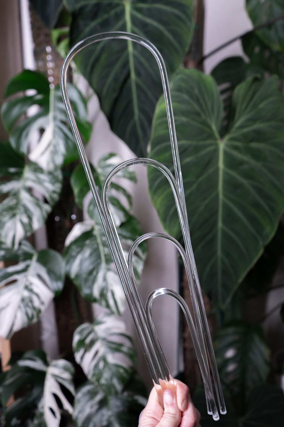 Set of 2 - Clear Acrylic U-shaped Arch Trellis - Sizes: 5.5", 8", 11 ...