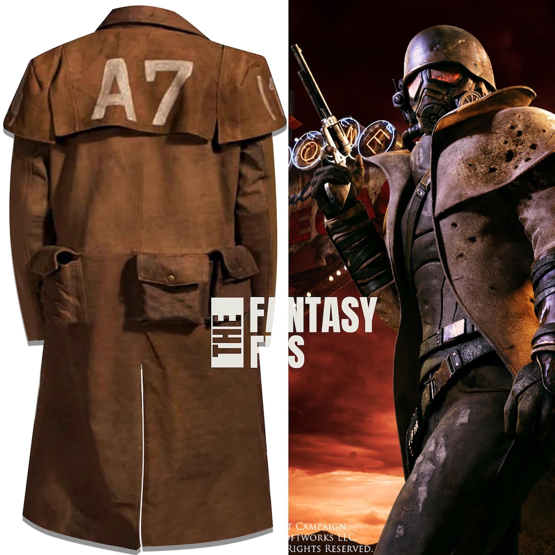 Handmade New Vegas NCR Ranger A7 Duster Coat Long Suede Coat - Etsy