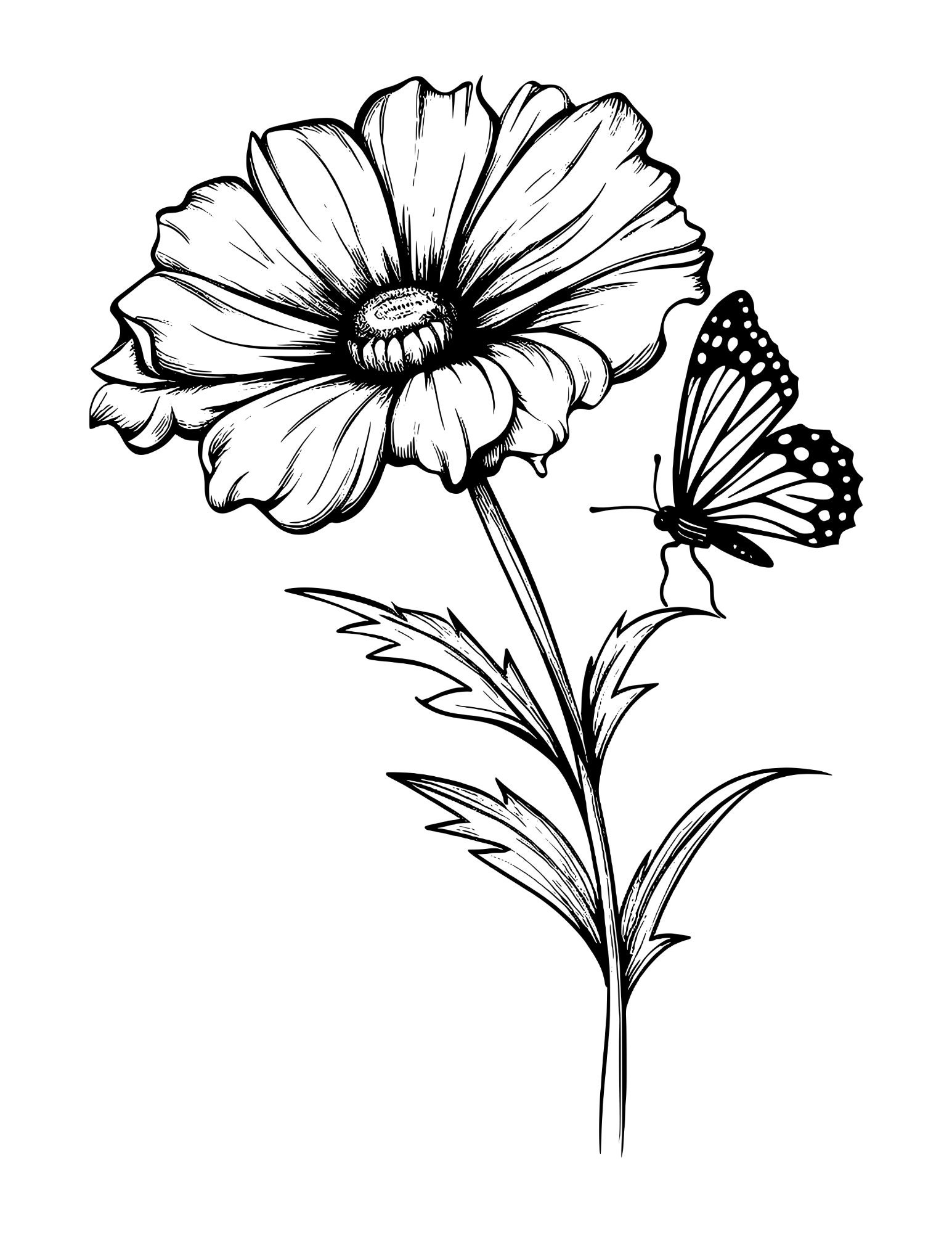 10 Bug and Butterfly Themed Coloring Pages. Printable Busy Box ...