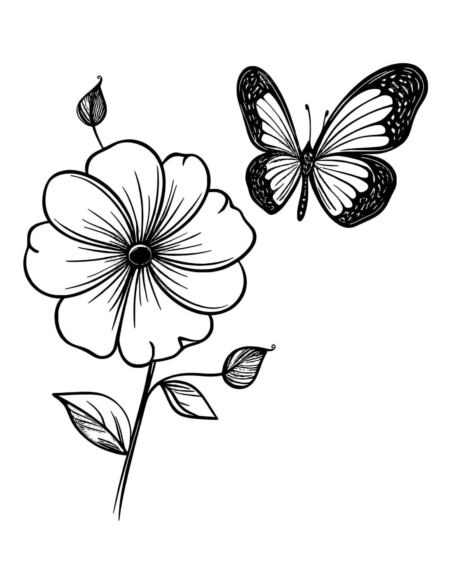 10 Bug and Butterfly Themed Coloring Pages. Printable Busy Box ...