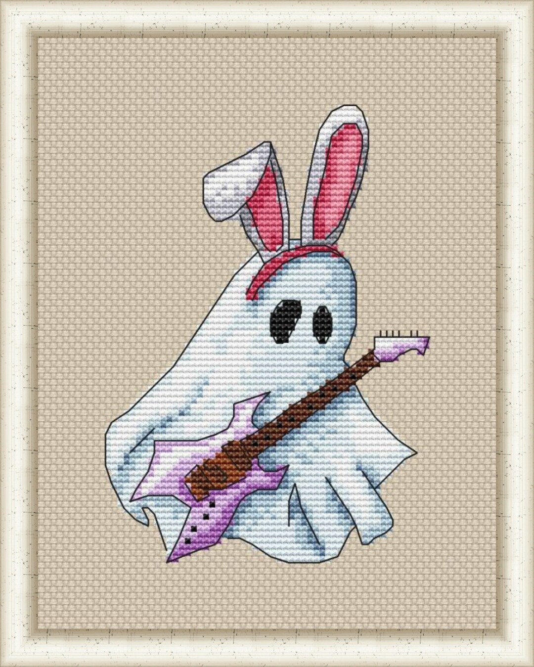 Counted Cross Embroidery Pattern, Halloween Pattern, Ghost Embroidery ...
