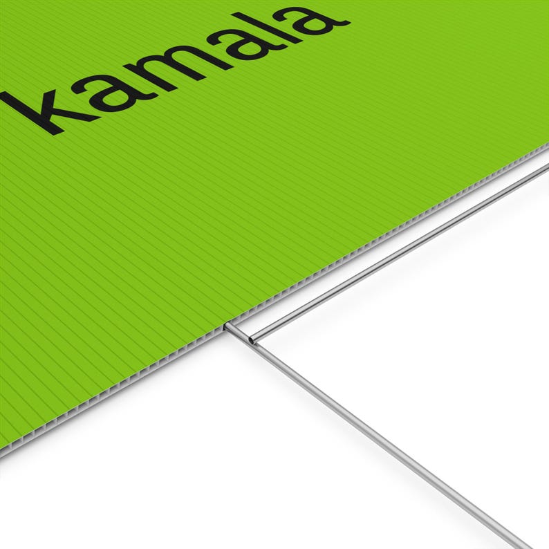 Kamala Harris Brat Sign - Etsy