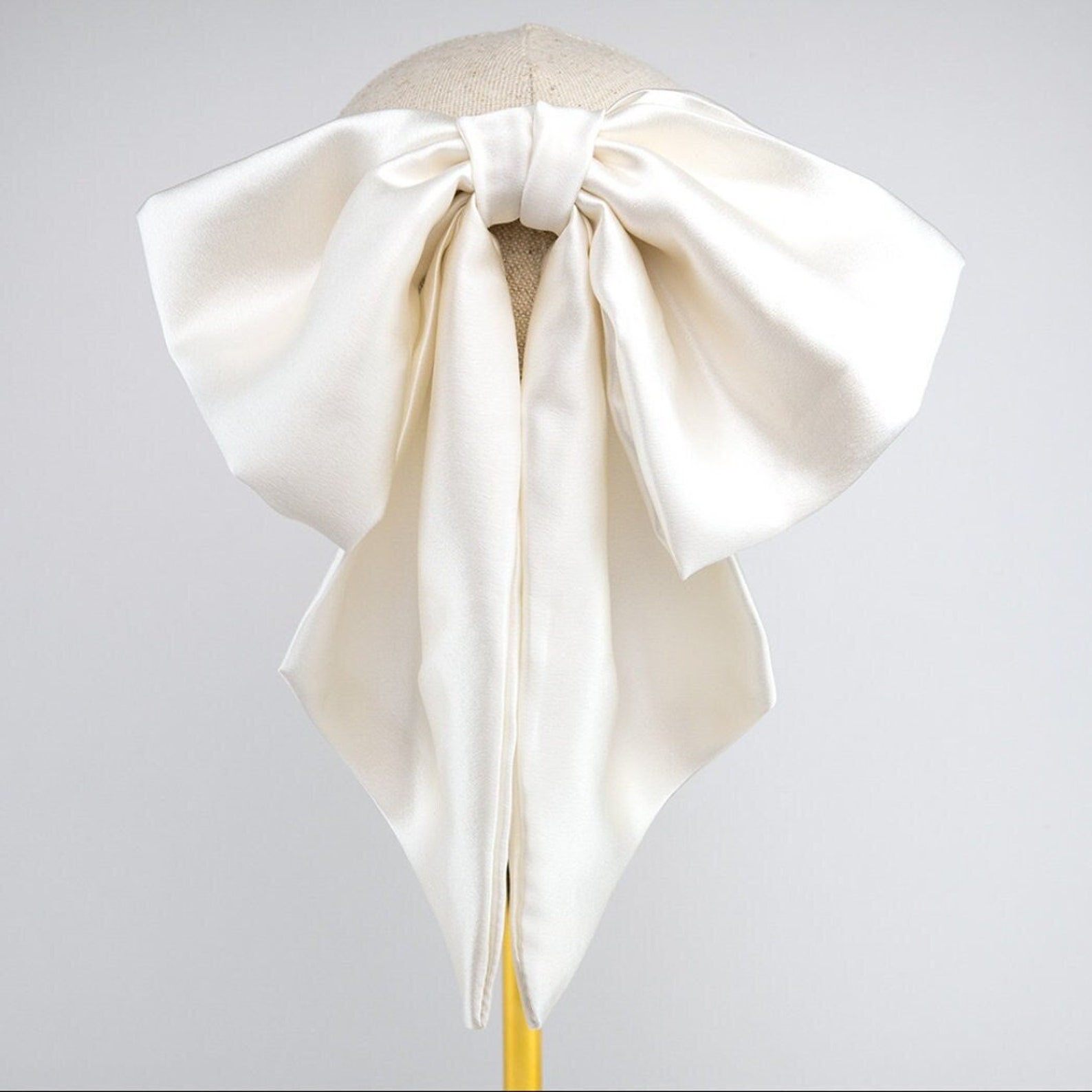 Oversized Silk Satin Bow - Etsy