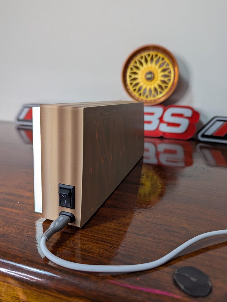 BMW M Power Themed 3D Printed Light Box – Custom Car Decor, Automotive ...