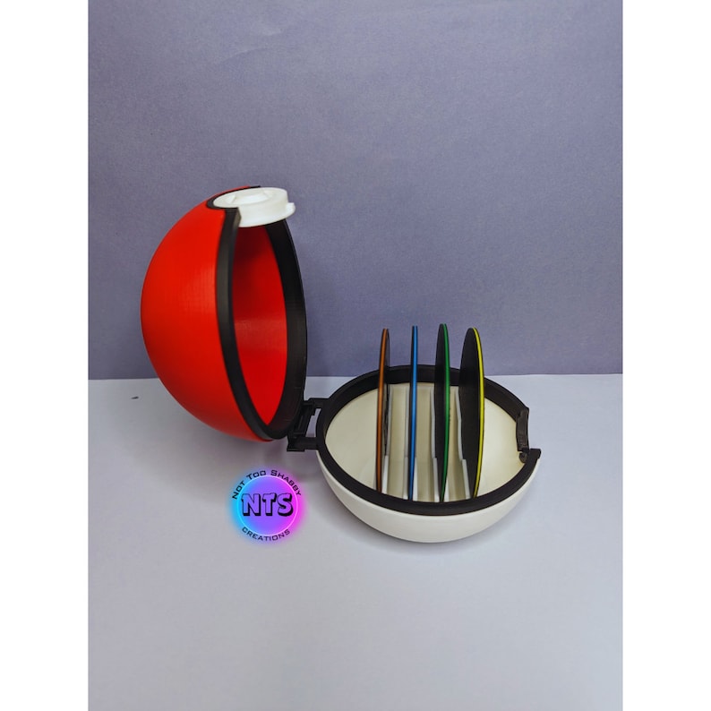 3D Printed Pokémon Coasters Set With Pokéball Storage Container Set of ...