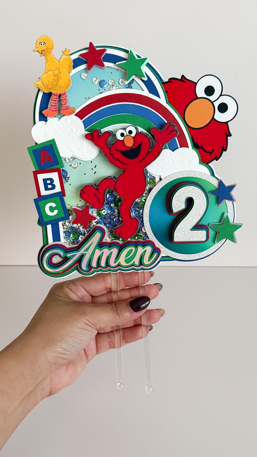 Elmo, Cake Topper Shaker Elmo Boy, Cake Topper Elmo Boy, Sesame Place ...