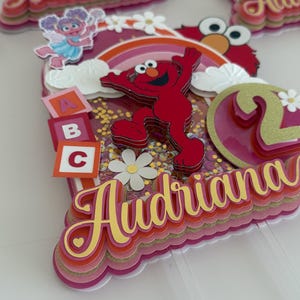 Elmo Cake Topper Shaker, Elmo Cake Decoration - Etsy