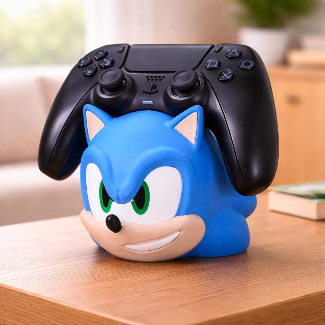 Gaming Controller Holder, PS5 & Xbox Gamer Desk Decor, Room Accessory ...