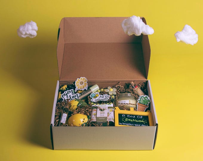 The “smiling is Contagious”sunshine Box, Smile Package, Cheer up Gift ...