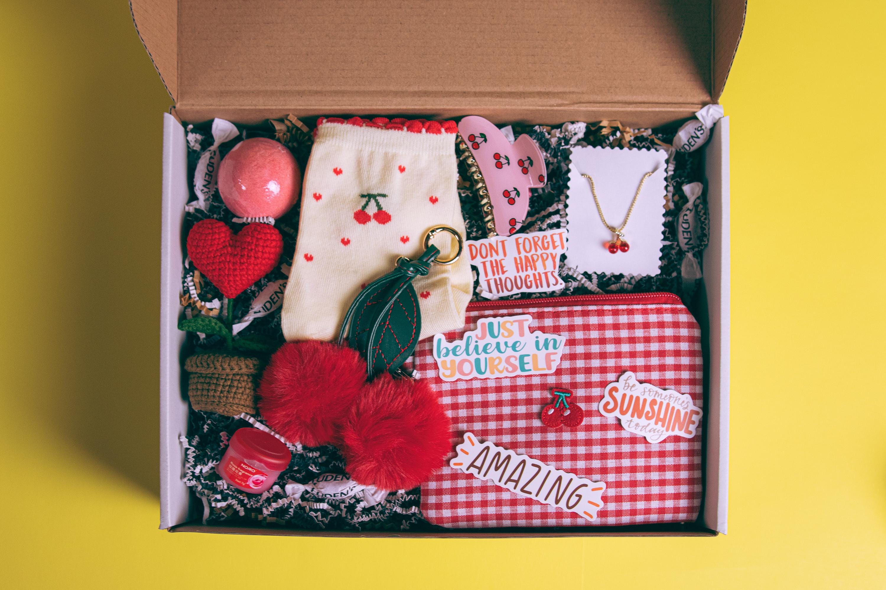 The “bright and Cherry” Sunshine Box , Care Package, Friend Gift ...
