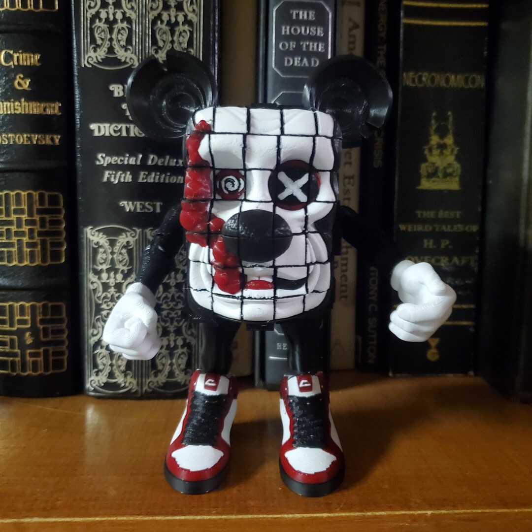 3D Printed Articulating Mouse Cube With Mountable Body Holder - Choose ...