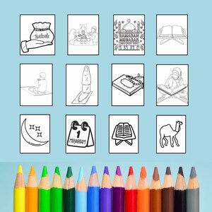 30 Islamic Coloring Pages for Kids | Educational Muslim Activity Sheets ...