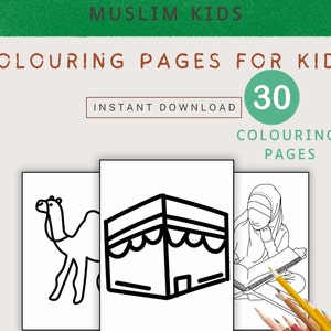 30 Islamic Coloring Pages for Kids | Educational Muslim Activity Sheets ...