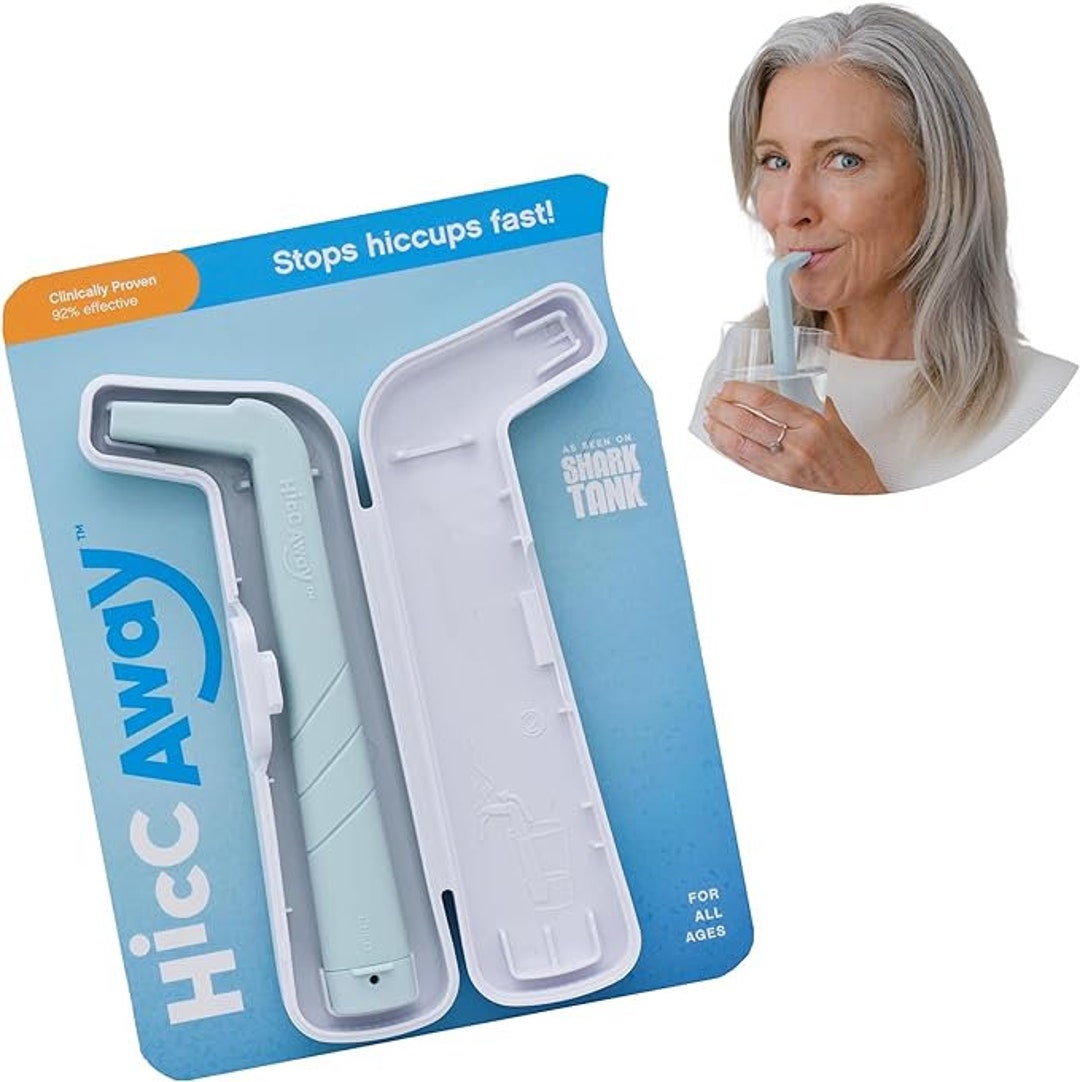 HICCAWAY Hiccup Straw Stops Hiccups Fast Seen on Shark Tank Clinically ...