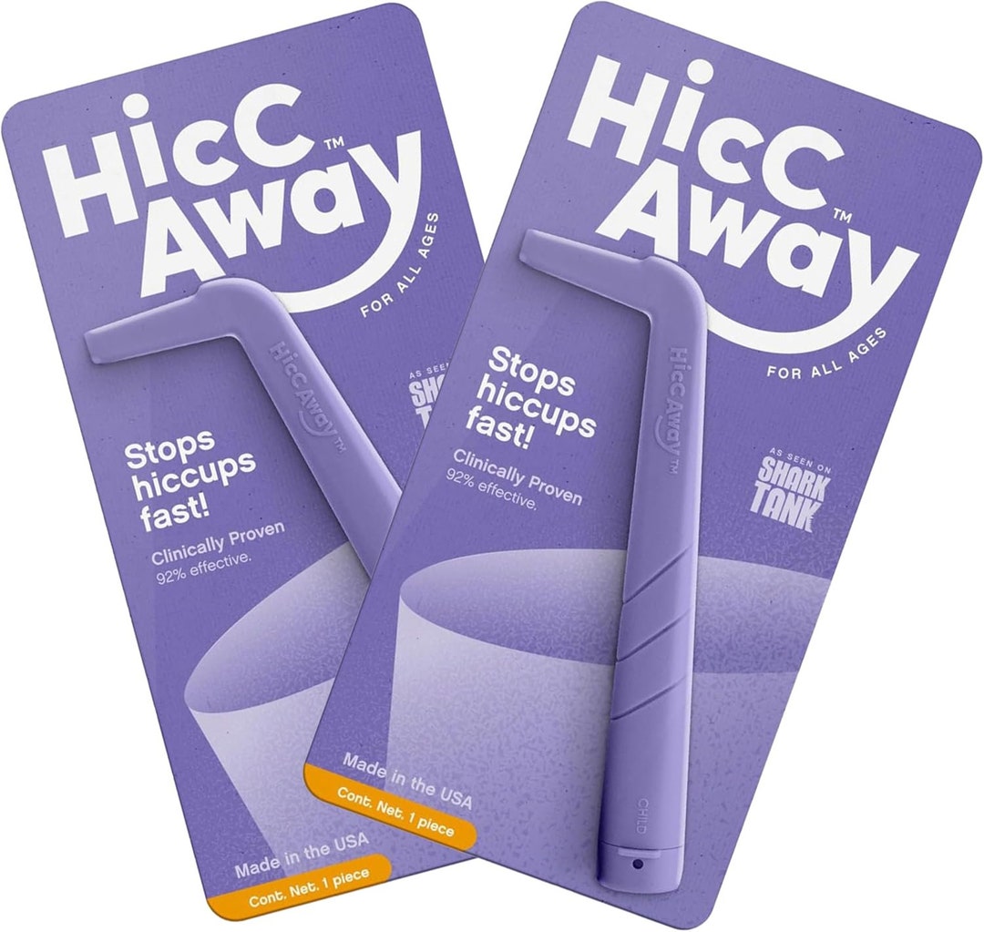 HICCAWAY Hiccup Straw Stops Hiccups Naturally & Fast as Seen on Shark ...