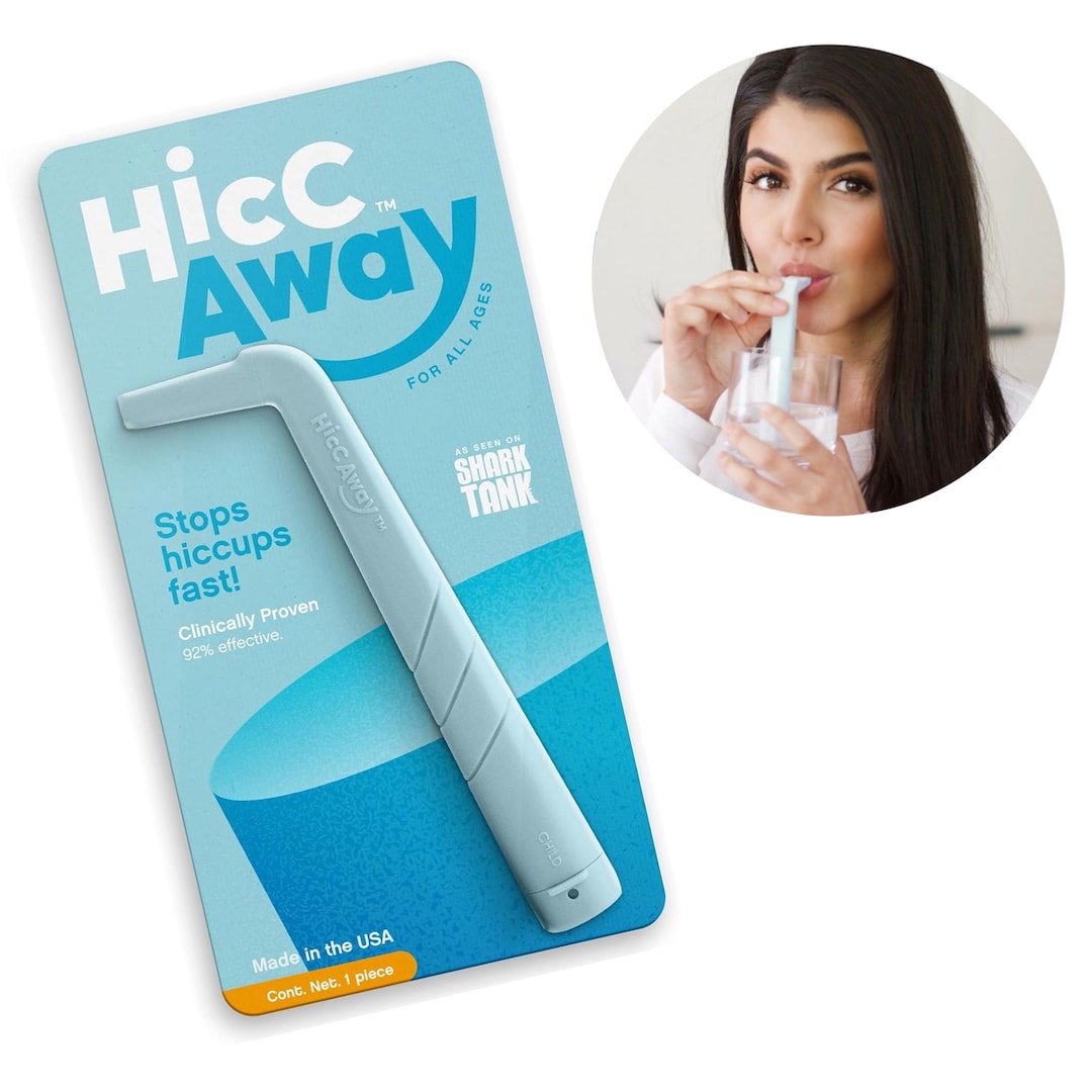 HICCAWAY Hiccup Straw - Stops Hiccups Naturally & Fast - as Seen on ...