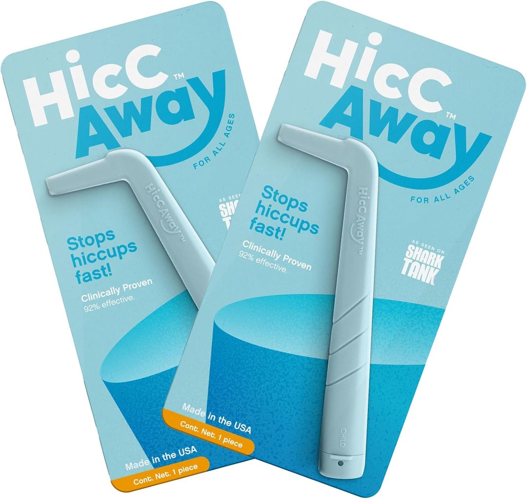HICCAWAY Hiccup Straw Stops Hiccups Naturally & Fast as Seen on Shark ...