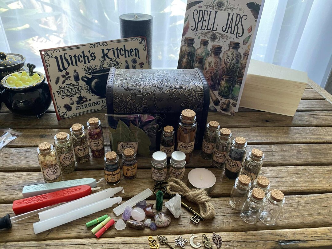 Spell Kit, Witchcraft Kit, Altar, Pagan, Rituals, Spells, Herbs ...