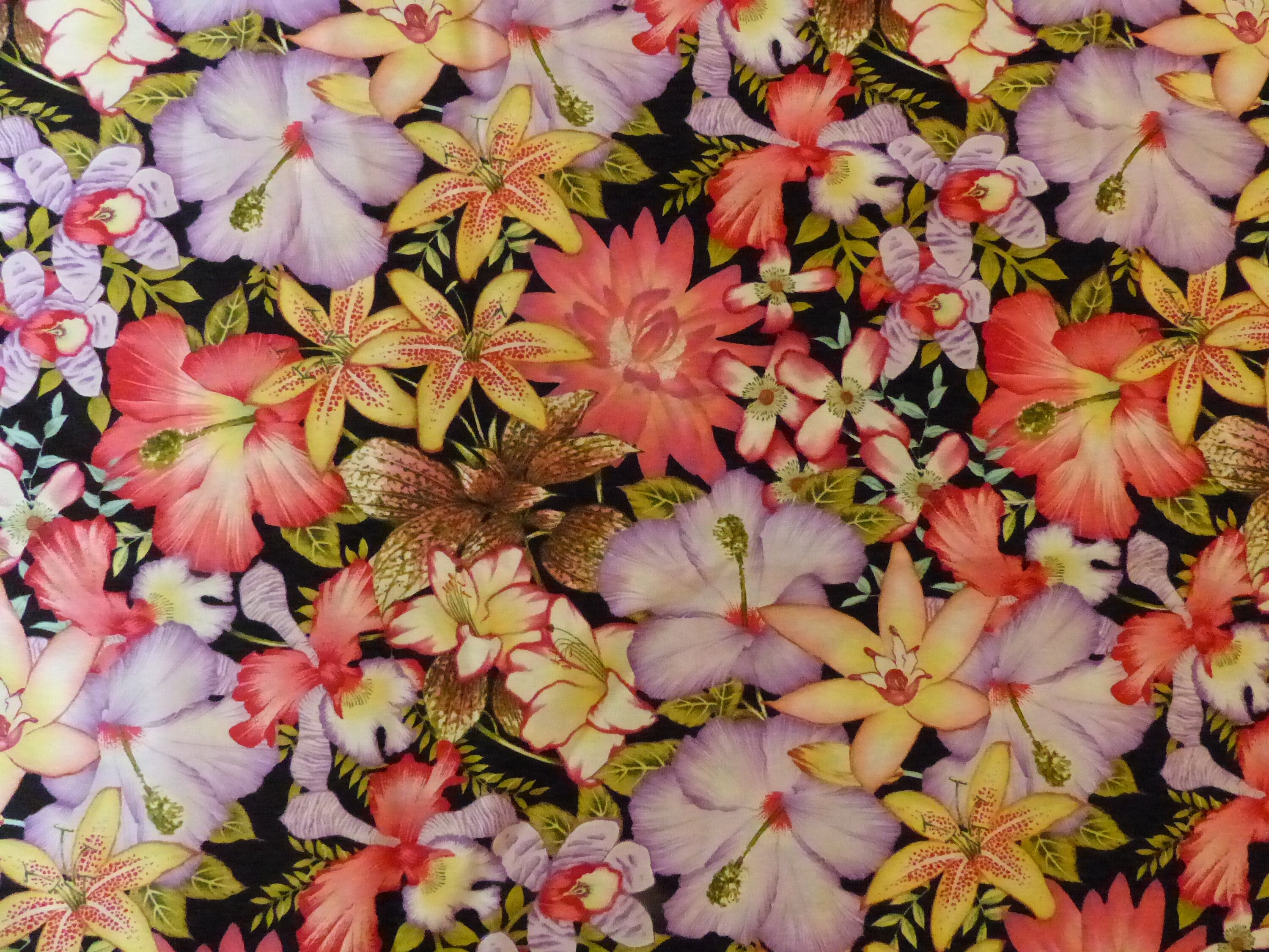 Hibiscus Fabric - Etsy