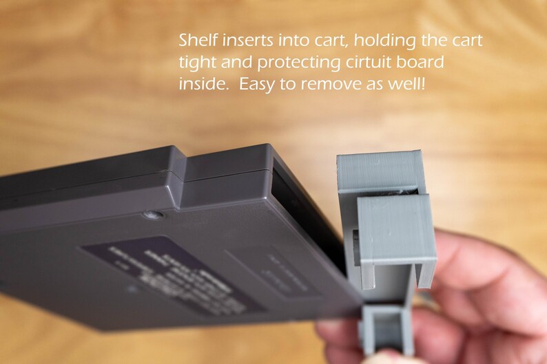 Collector Game Cartridge Minimalist Wall Shelf 8-bit Retro Cartridge ...