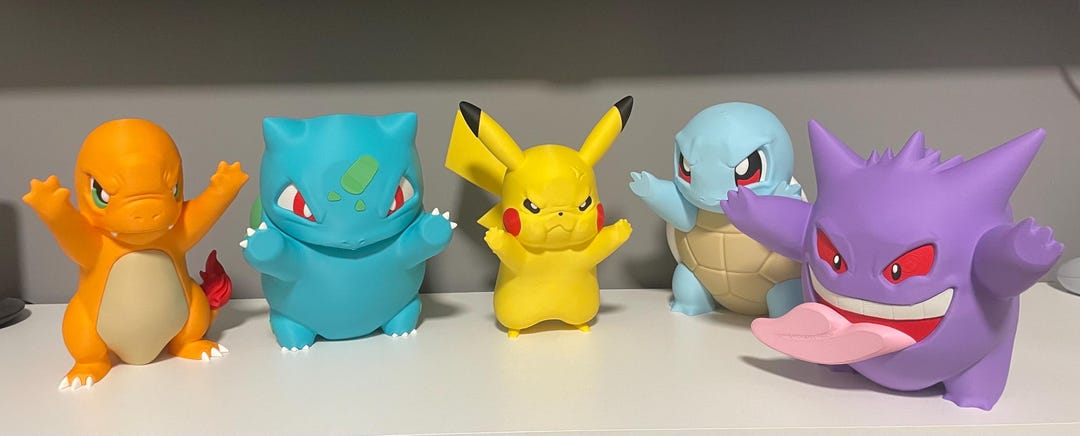 Angry Eevee, Gengar, Charmander, Squirtle, Bulbasaur or Pikachu Window ...