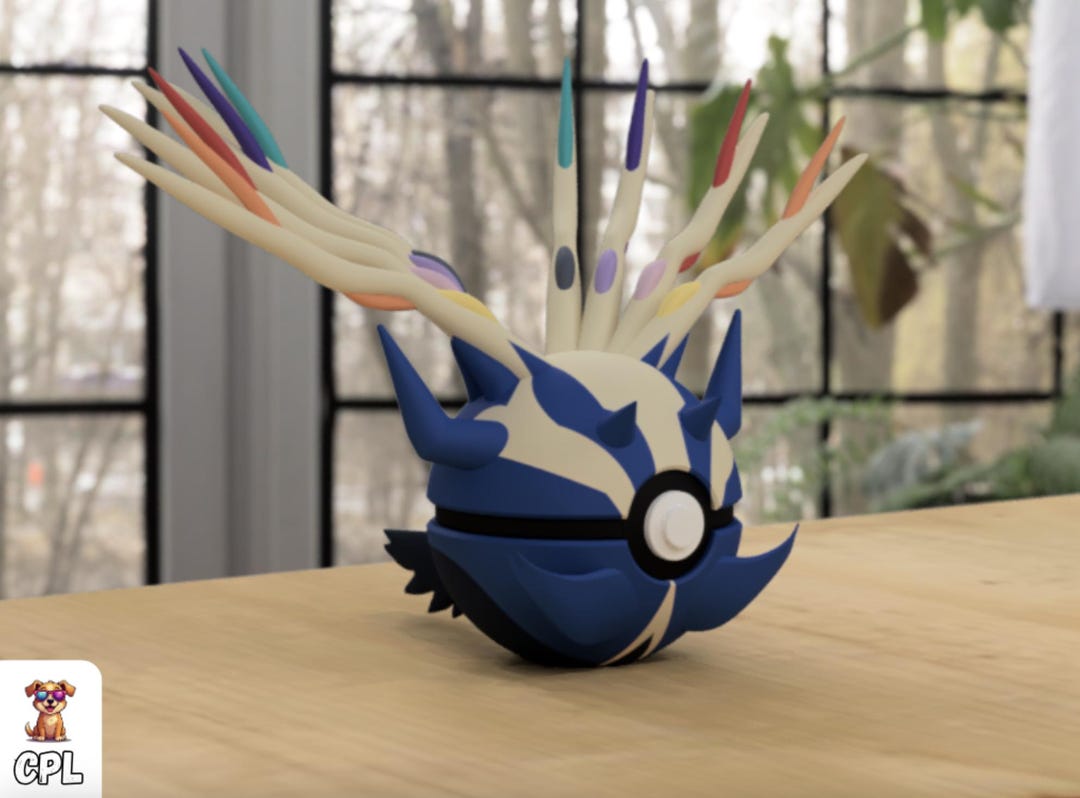 Pokémon Xerneas Figure | 3D Printed Decoration | Gift for Pokémon Fans ...