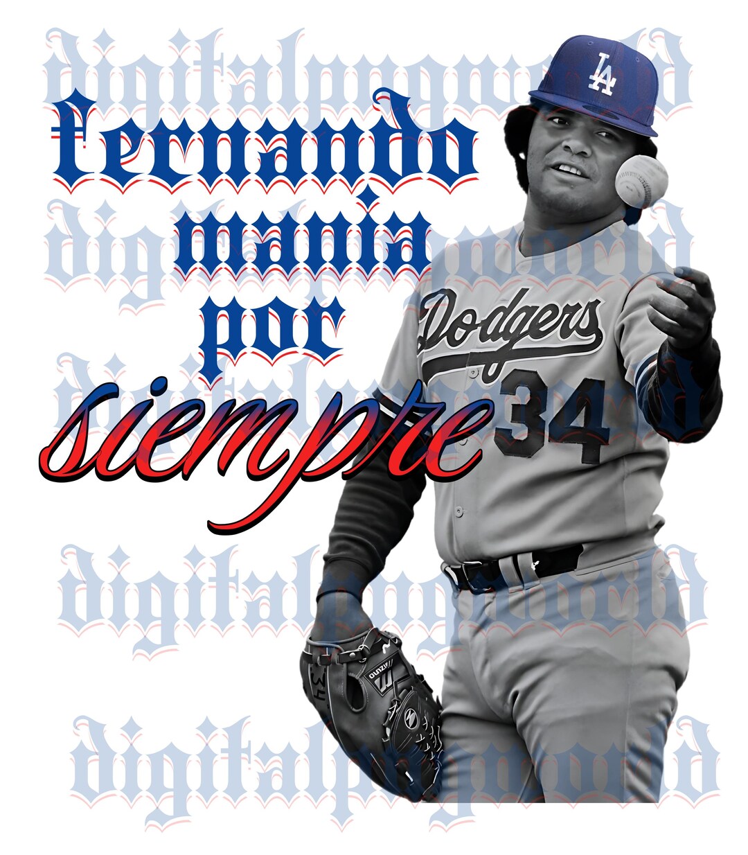 Fernandomania Forever in Spanish - F. Valenzuela PNG - Etsy