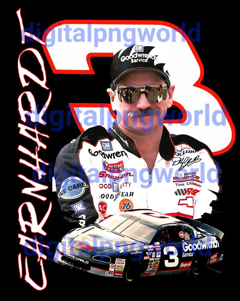 Dale Earnhardt Digital PNG - Etsy