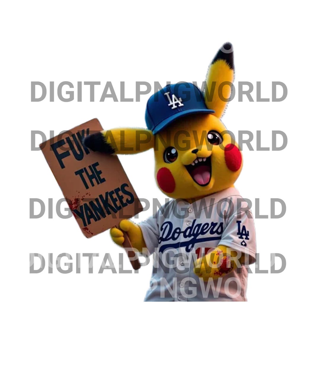Ohtani Pikachu Dodgers Digital PNG - Etsy