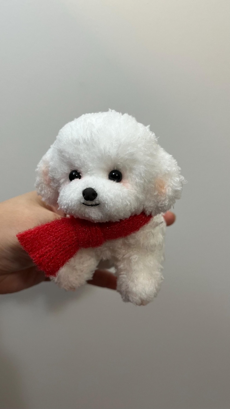 Poodle Art Doll: Miniature Realistic Dog Plush, Pet Model - Etsy