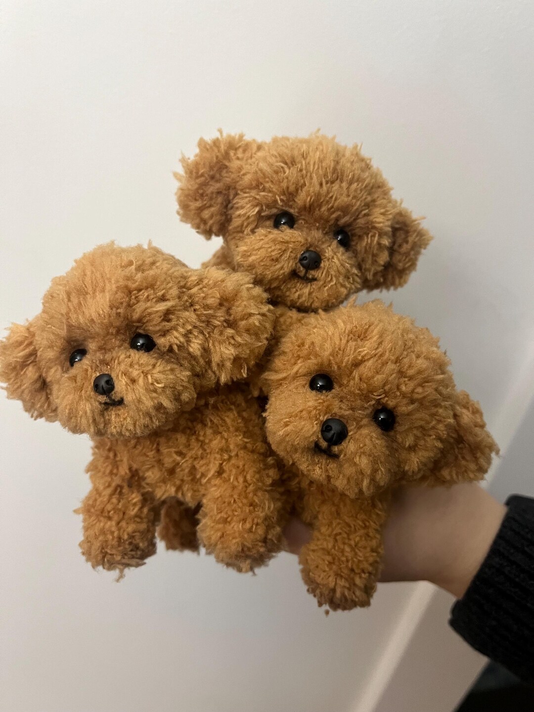 Poodle Art Doll: Miniature Realistic Dog Plush, Pet Model - Etsy Canada