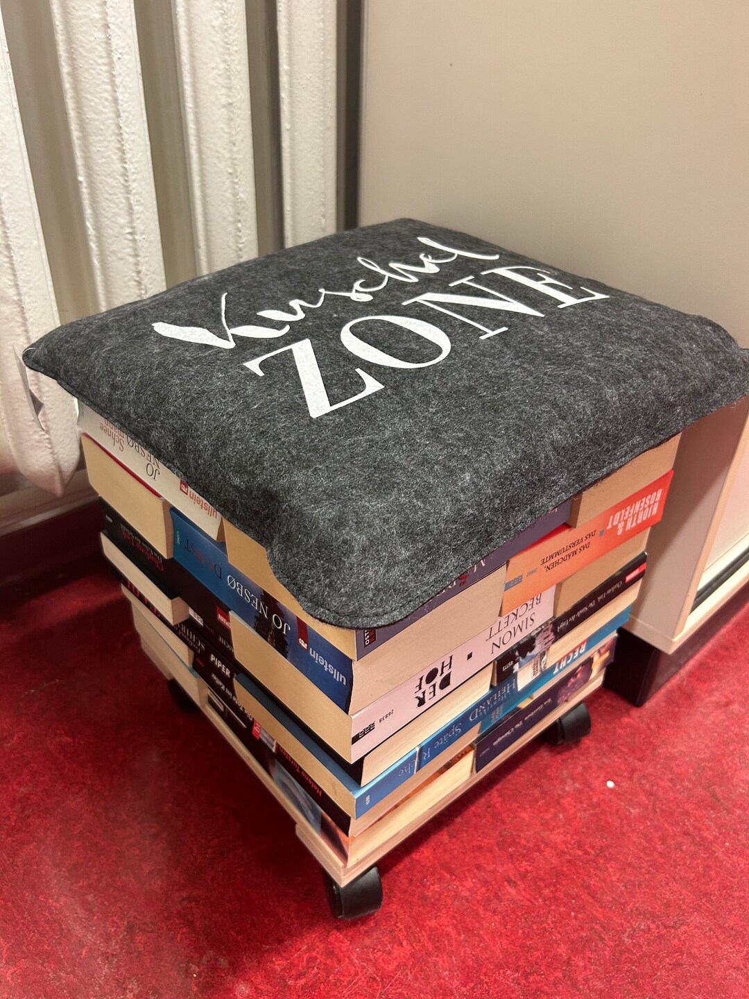 Vintage Book Stool Book Stool Design Stool Footstool Bookish Stool ...