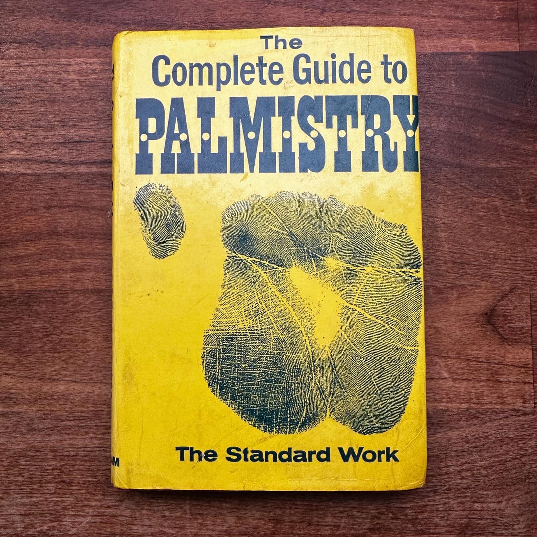 The Complete Guide to Palmistry - the Standard Work 1959 Vintage - Etsy