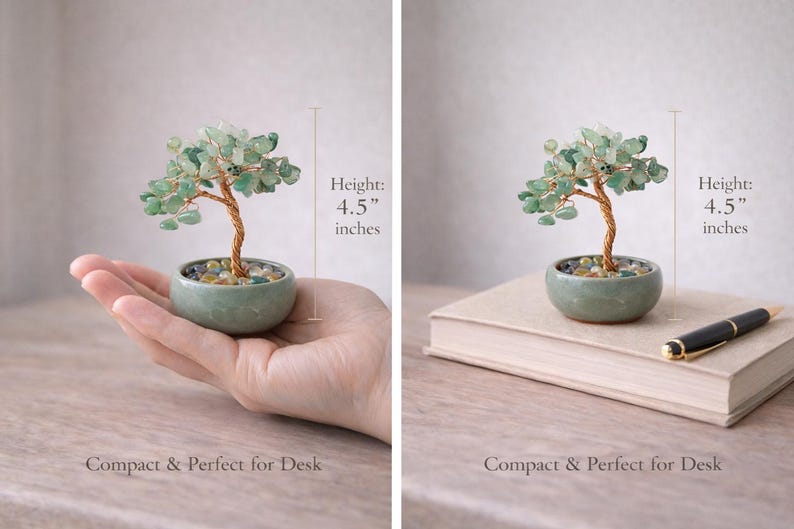 Crystal Tree of Life: Vortex Gemstone for Home and Office Mini Decor - Etsy