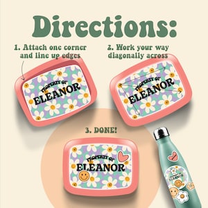 Personalized Lunchbox Bentgo Sticker Bundle, Back to School ...