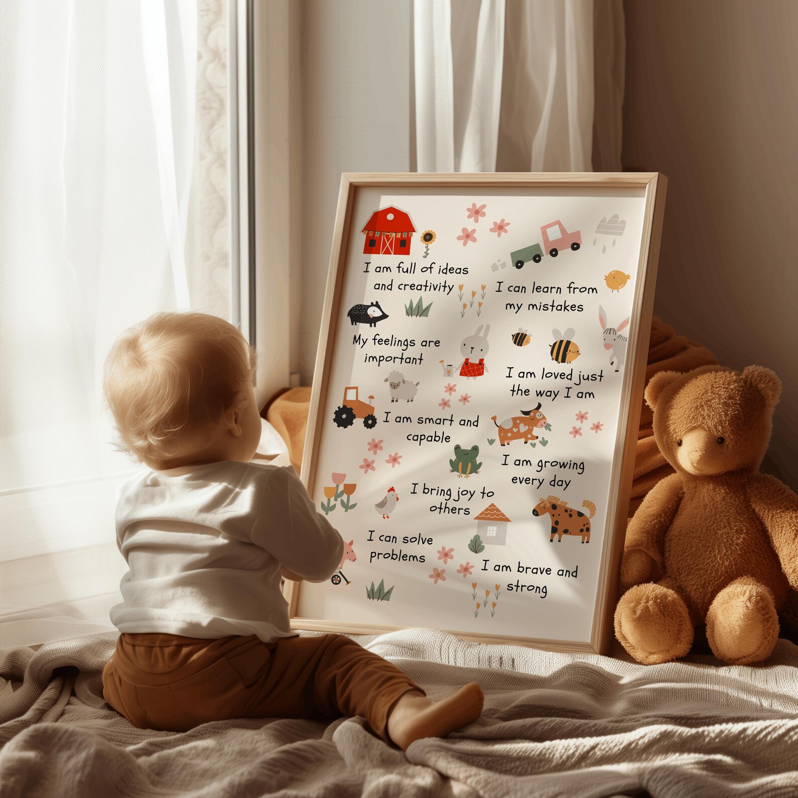 Learning Posters, Montessori Poster, Affirmation Wall Art, Mental ...