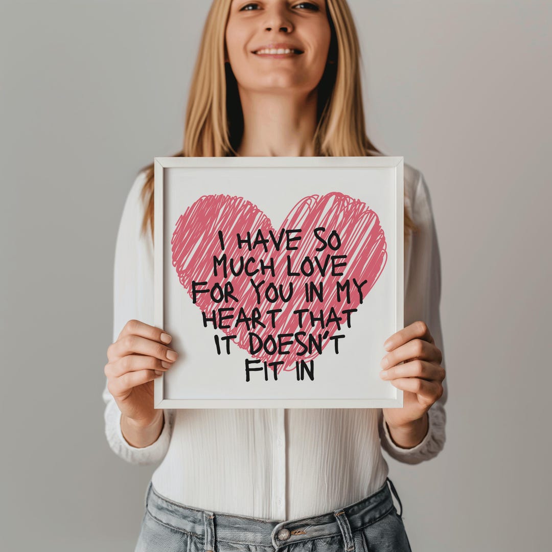 Love Quote, Romantic Poster, Love Wall Art, Coquette Poster, Emotional ...