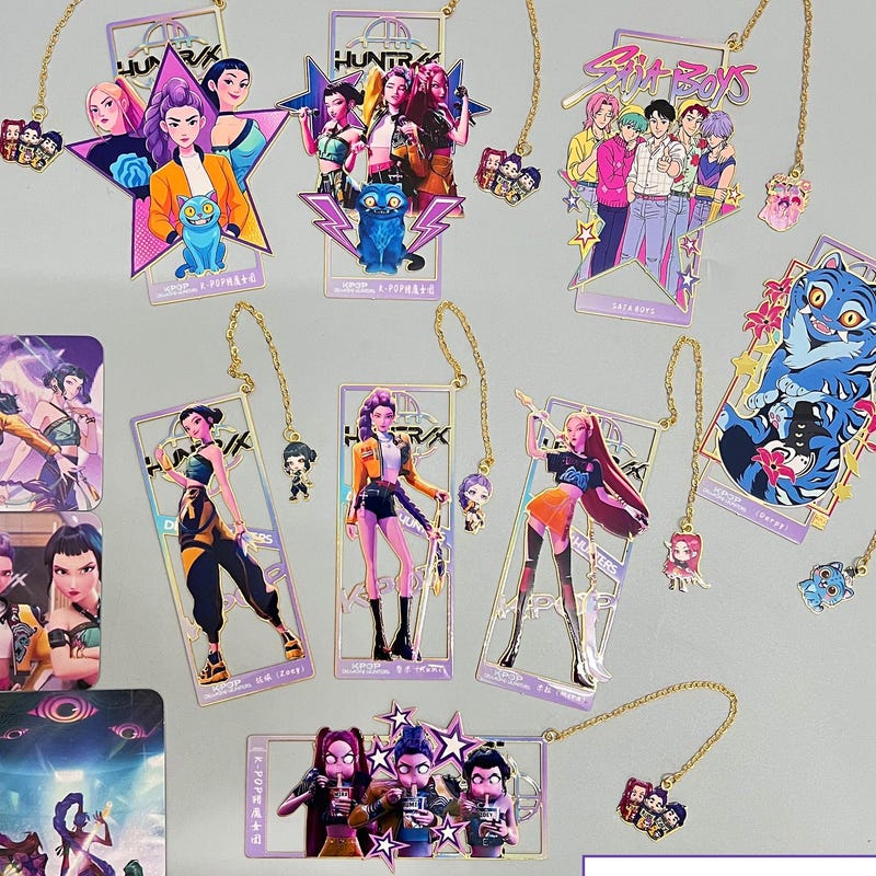 Kpop Demon Hunters Bookmark - Etsy