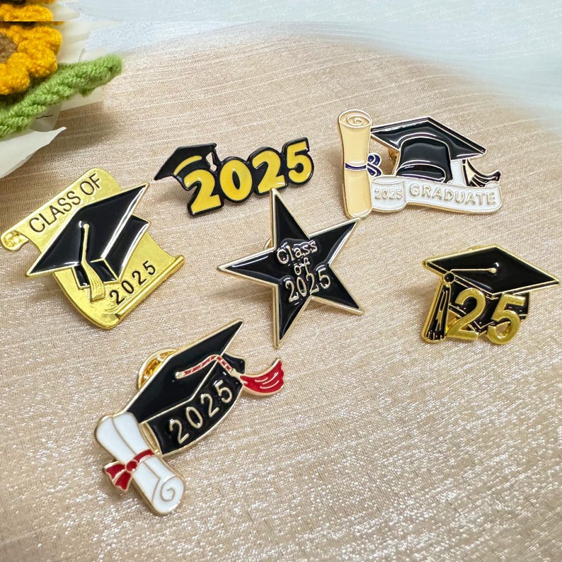 Enamel Pin Graduation,enamel Brooch,2025 Class Brooch,graduation ...