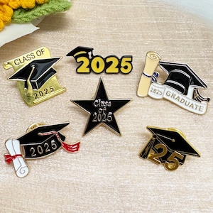 Enamel Pin Graduation,enamel Brooch,2025 Class Brooch,graduation ...