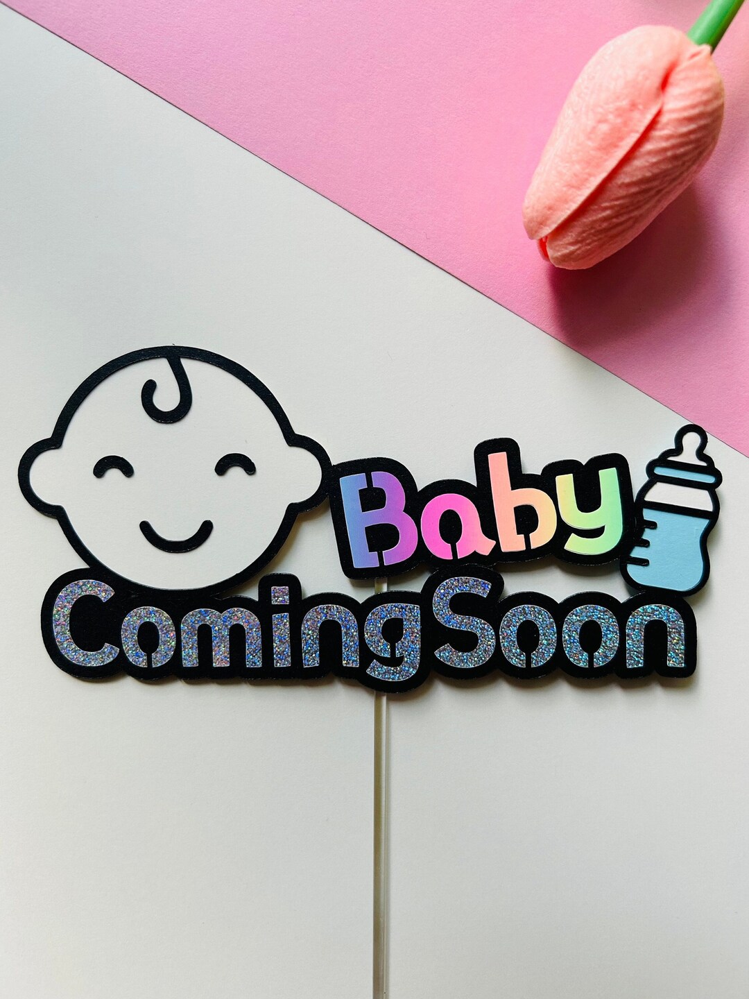 Baby Cake Topper, Baby Shower, Cake Topper for Baby, Baby Coming Soon ...