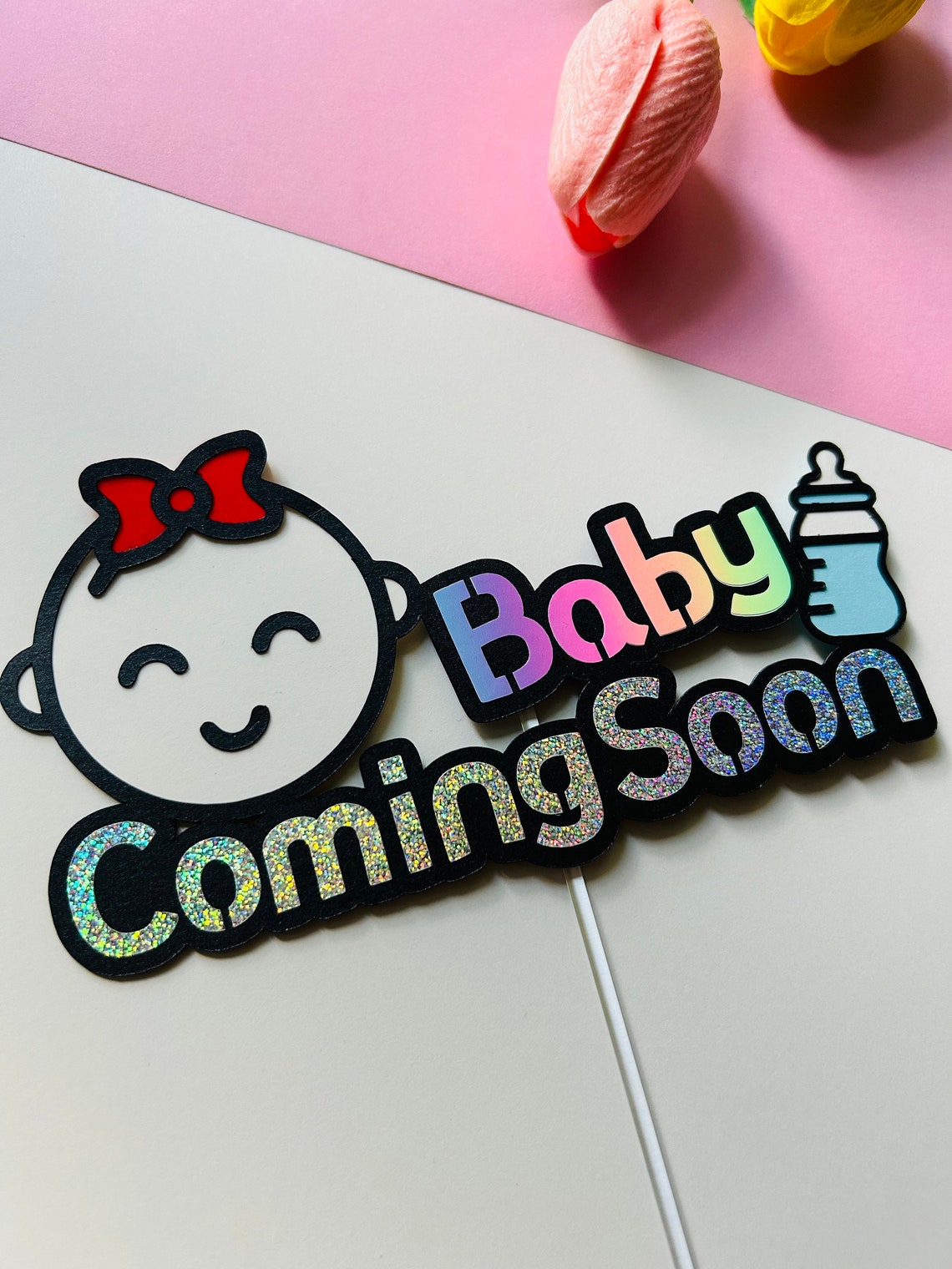 Baby Cake Topper, Baby Shower, Cake Topper for Baby, Baby Coming Soon ...