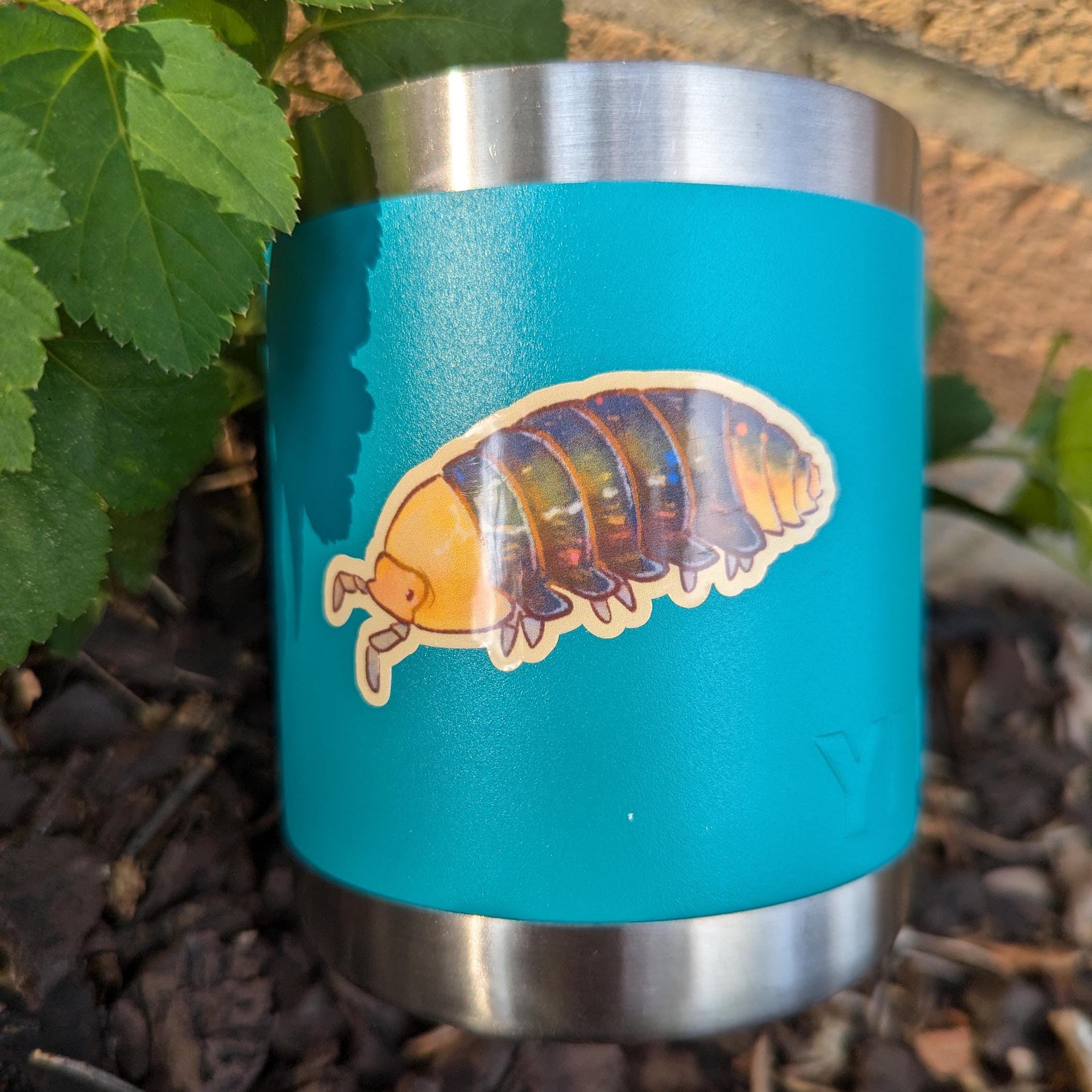 Isopods Vinyl Stickers - 10 Species Variants, Roly Poly, Pill Bug ...