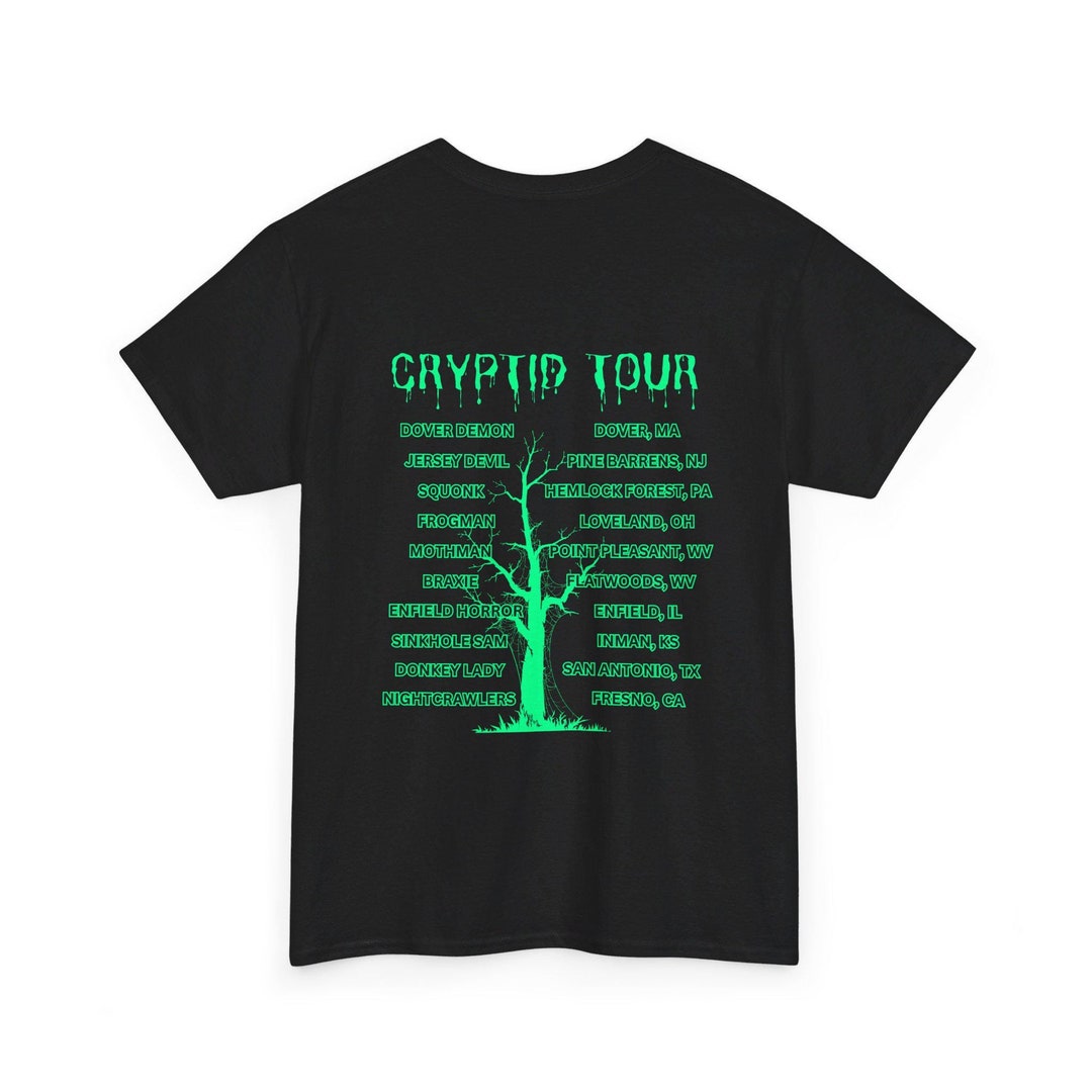 Cryptid Tour Shirt, Cryptid Shirt, Cryptidcore Clothes, Mothman, Sqounk ...