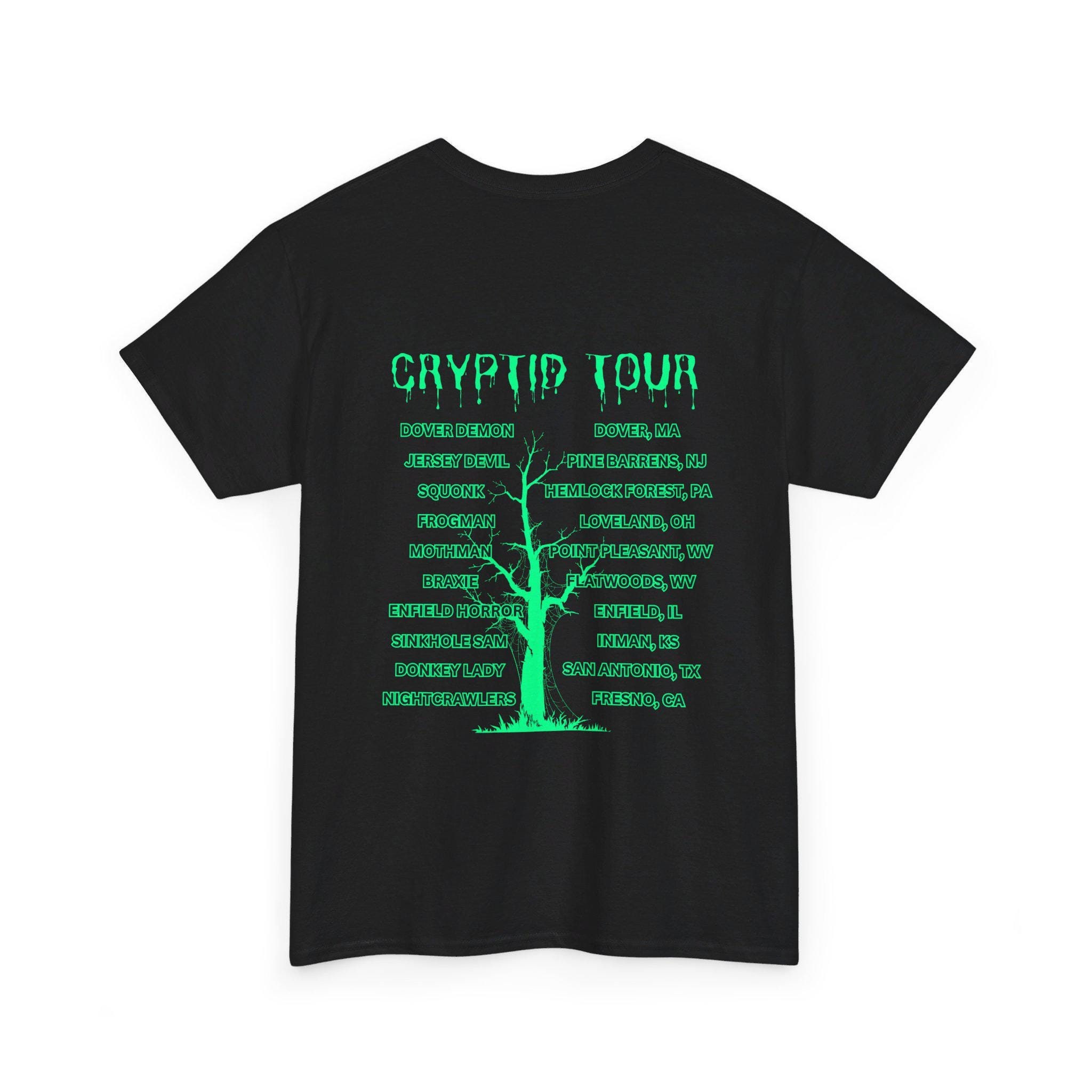 Cryptid Tour Shirt, Cryptid Shirt, Cryptidcore Clothes, Mothman, Sqounk ...