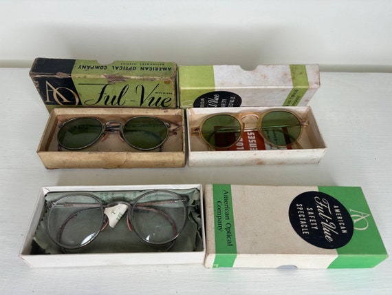 Vintage Ful-Vue Safety Glasses - Gem Vintage Ful-Vue Safety Glasses - Gem
